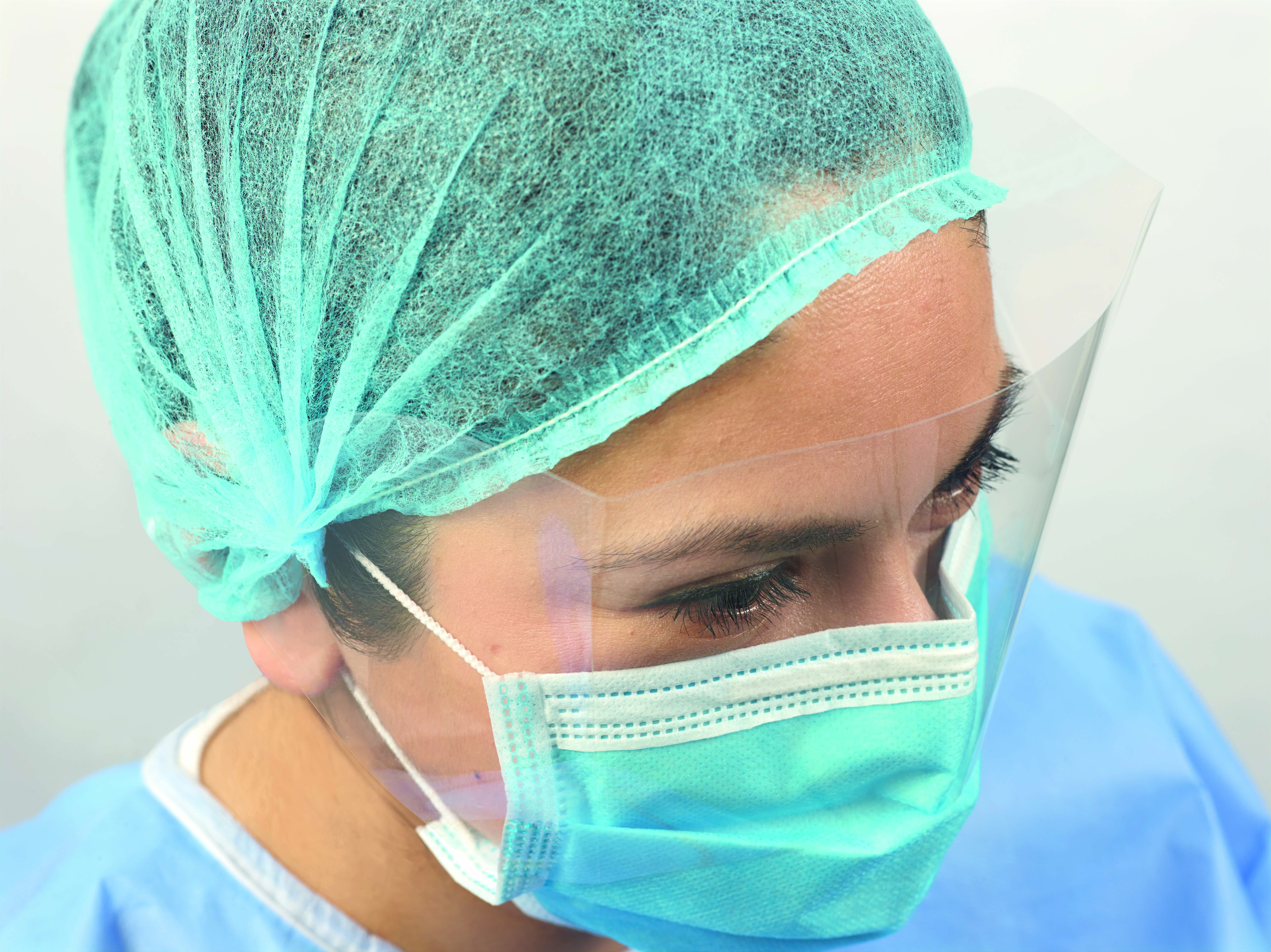 Type IIR Face Mask with Visor & Earloops