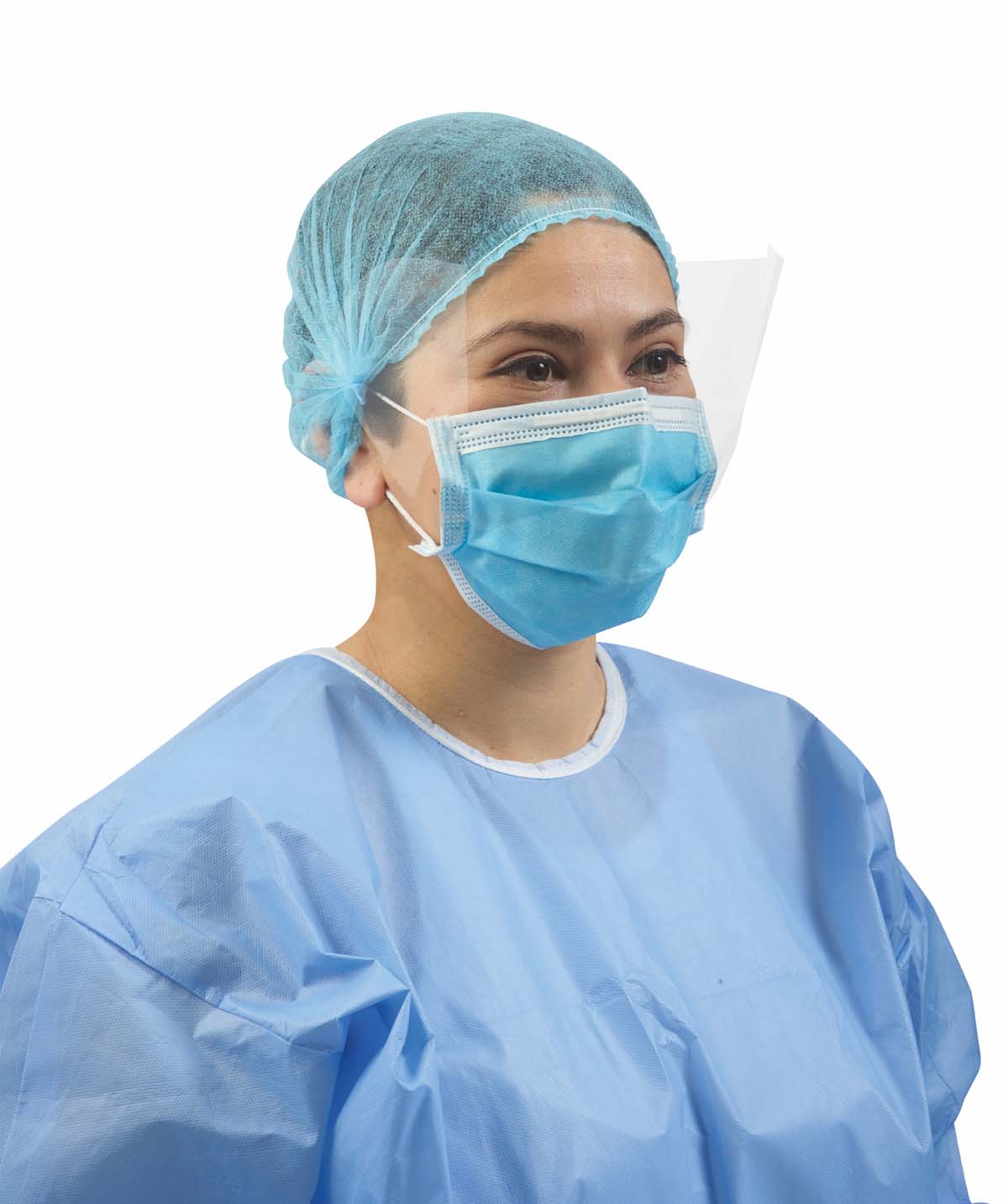 Type IIR Face Mask with Visor & Earloops